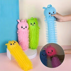Light Up Puffer Worms with Assorted Cute Faces - Zack Wholesale - Order Now
