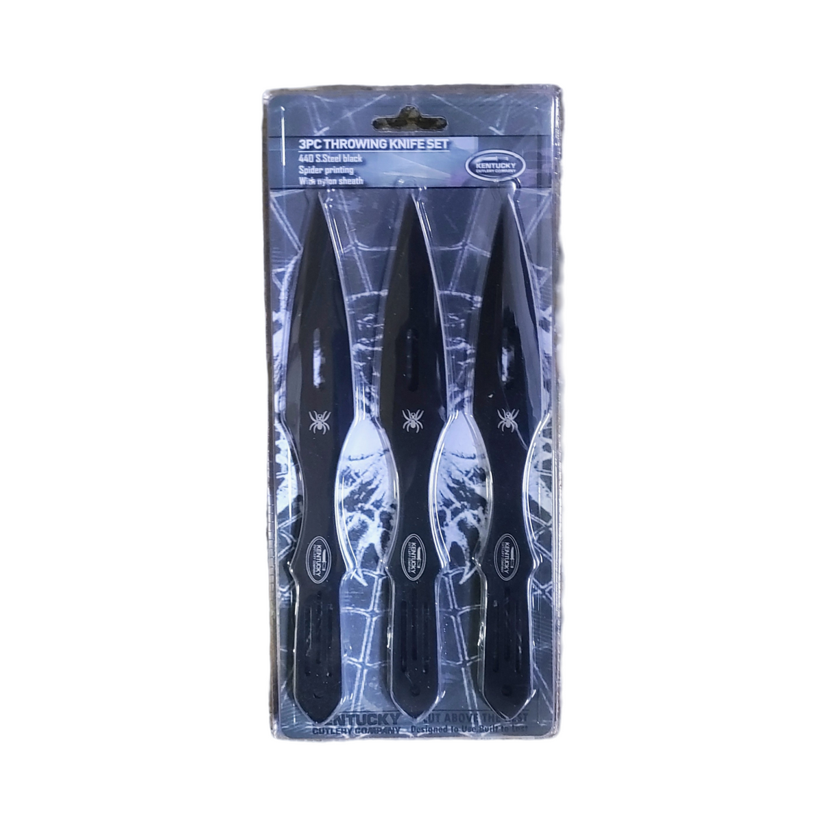 3 pc Throwing Knife set Kunai Spider emblem – Zack Wholesale